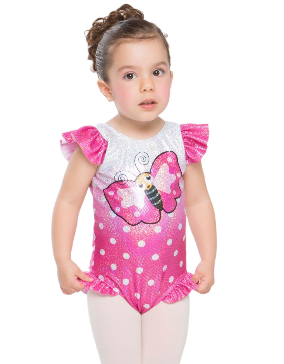 Boogie Bug Ball Butterfly Tank with Gather Sleeve and Legs Leotard ...