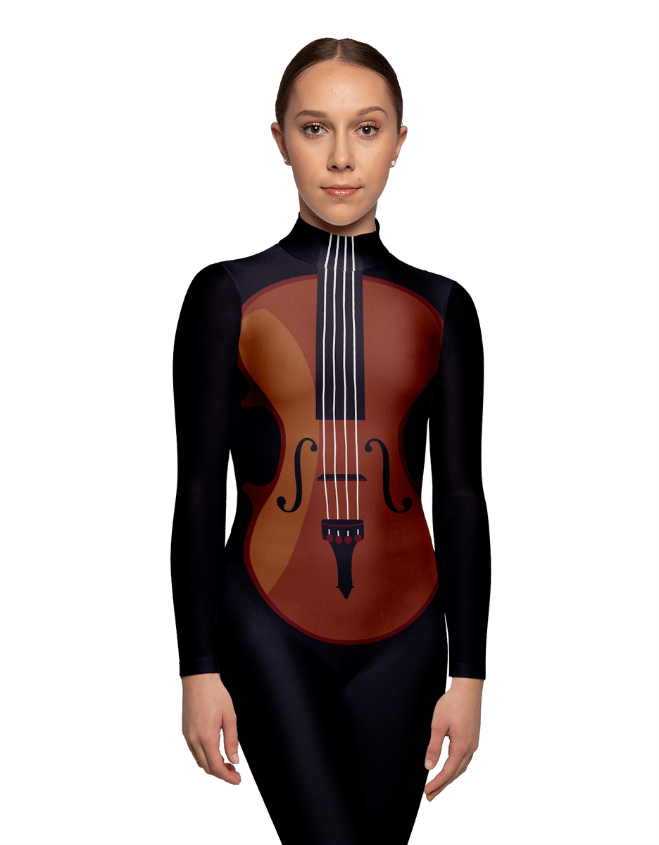 Maestro Strings LS Tneck Zipper Back Unitard – Hamilton Theatrical